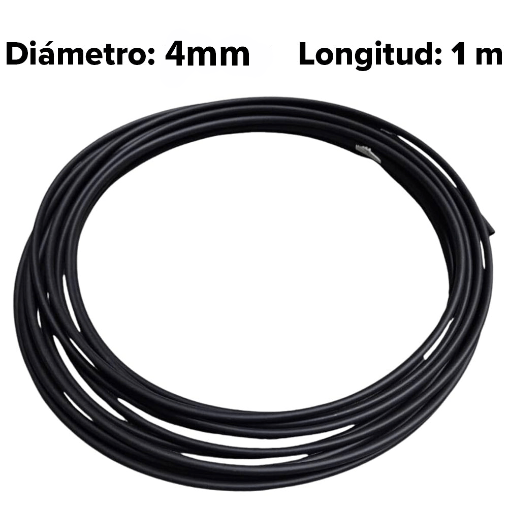 1 Metro de Tubo Termorretráctil Termofit Negro Varias Medidas - Tecneu