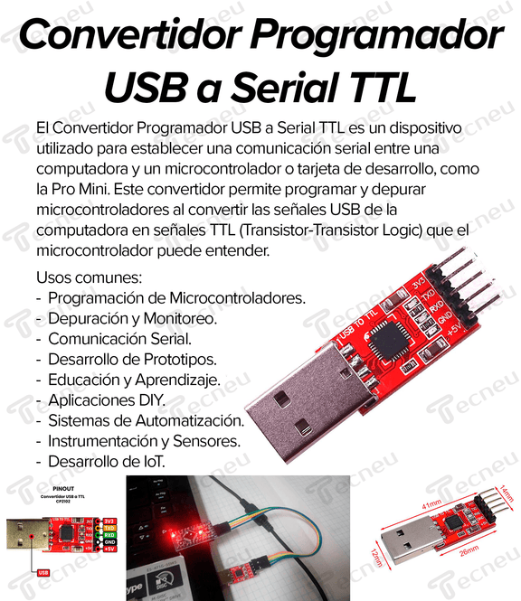 Convertidor Programador Usb Serial A Ttl Tarjeta de desarroollo Pro ... Convertidor Programador Usb Serial A Ttl Tarjeta de desarroollo Pro ...