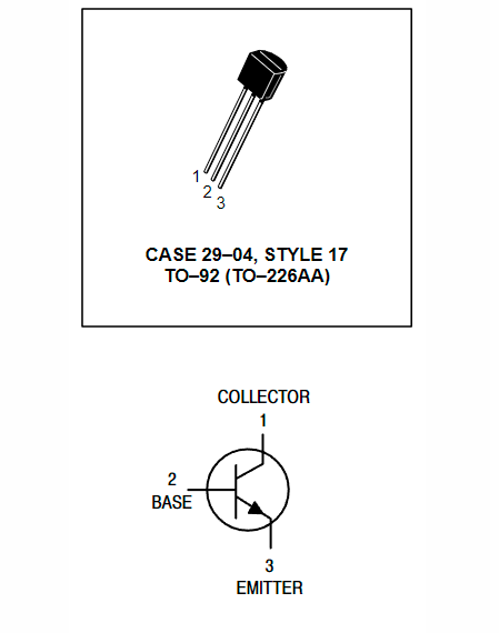 BC549B Transistor BJT 30V 100mA TO-92 NPN - Tecneu