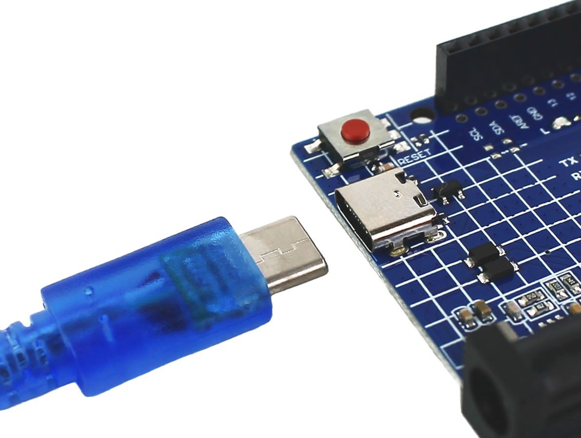 Cable USB A Tipo C de 30 cm para Arduino Uno R4, Nano - Tecneu