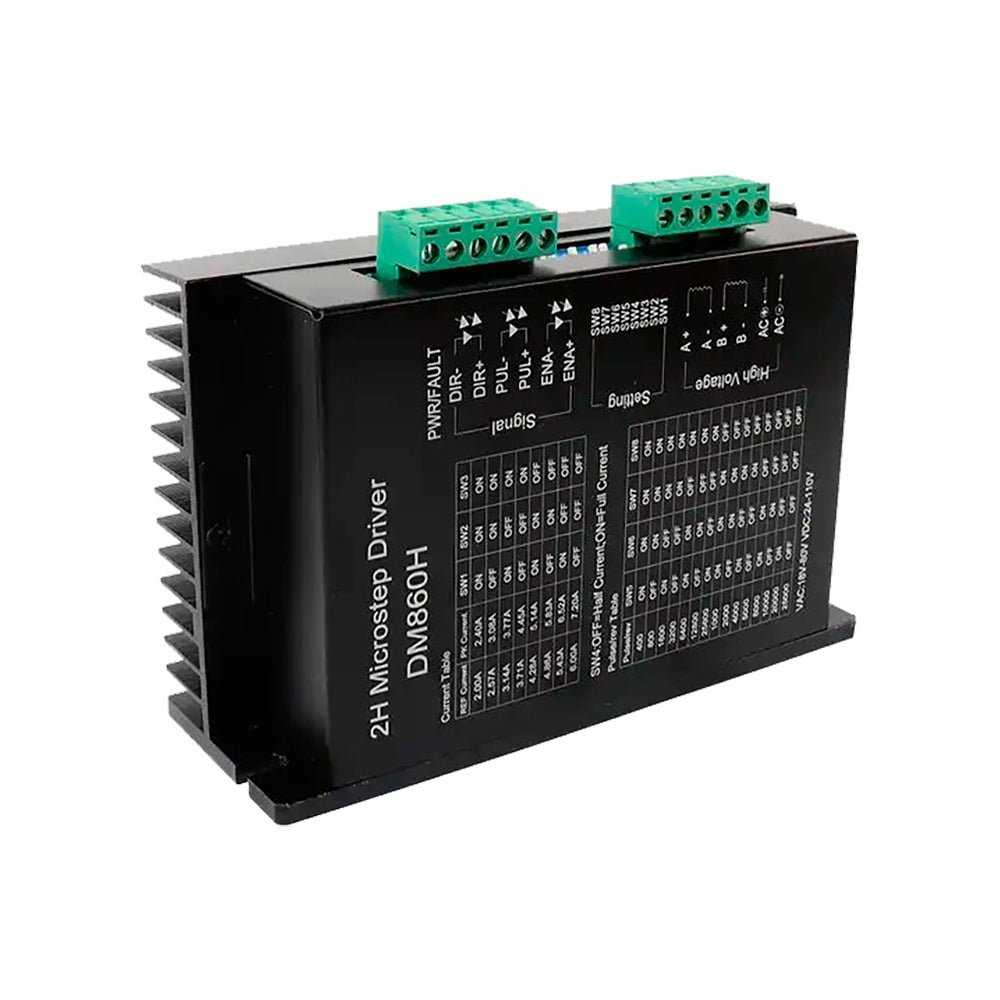 Driver Controlador Dm860h Para Motor A Pasos Nema 17, 23, 34 - Tecneu