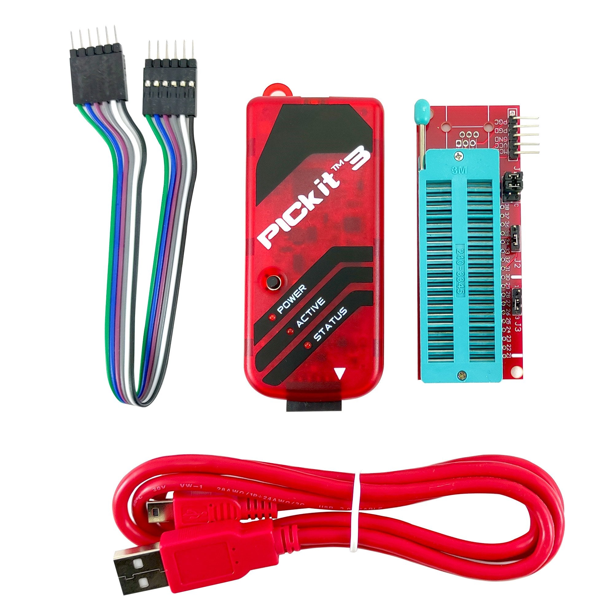 Programador Pickit 3 Cable Usb Adaptador Universal Dspic Pic
