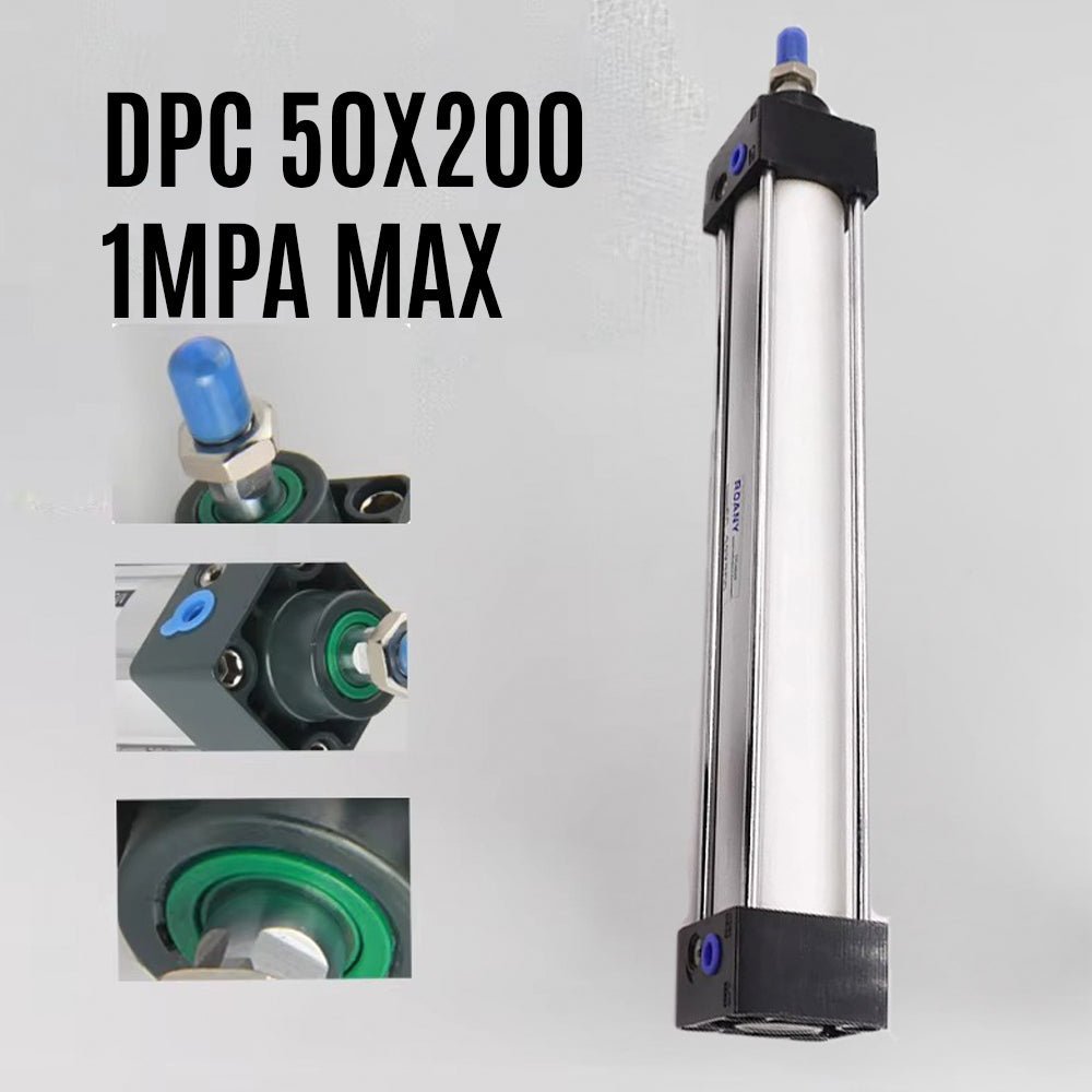 Pistón Actuador Neumático Doble Efecto 1mpa Sc50x200 Preciso - Tecneu
